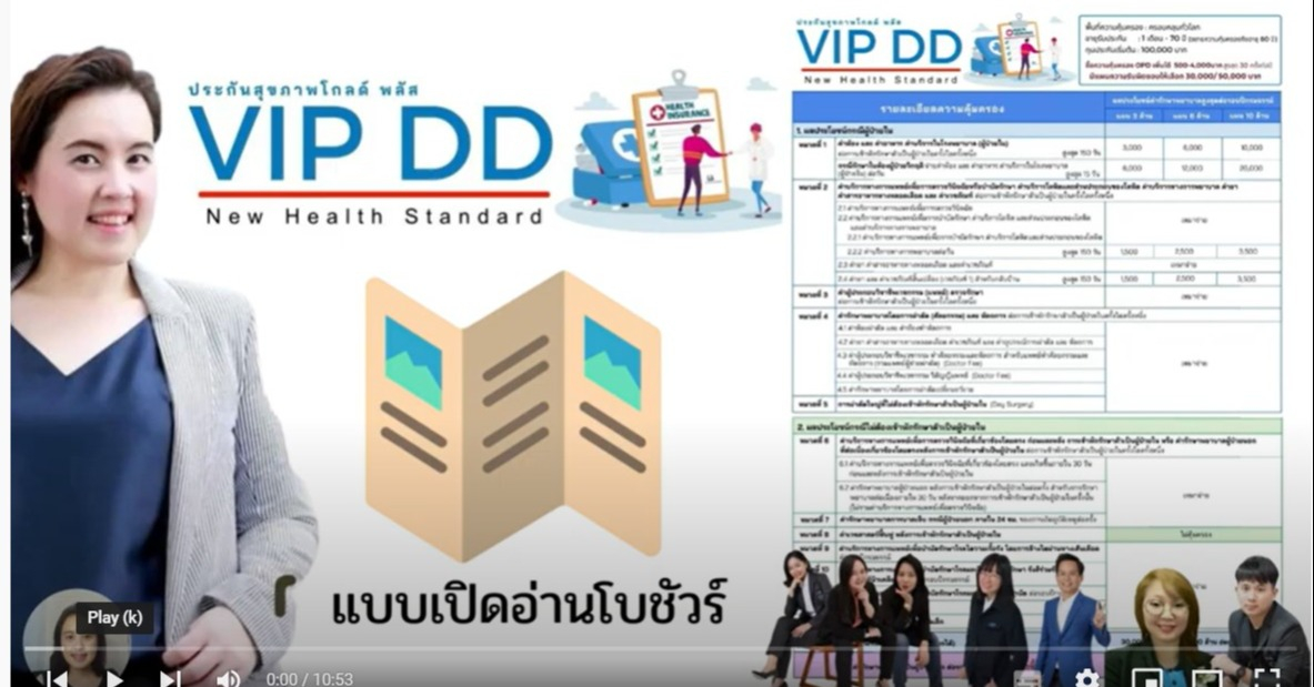 ประกันสุขภาพ VIP DDเหมาจ่ายหลักล้าน มีOPDต่อครั้ง - Digital Office